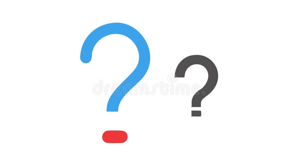 Question Marks Icon for FAQ, Help, and Uncertainty, Vector Design ...