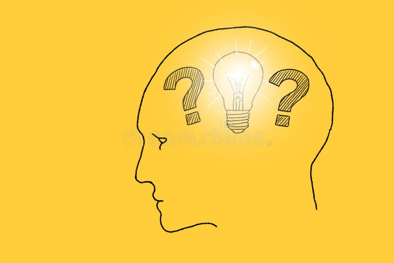 Concept of Ideas Generation Stock Photo - Image of question, smart ...