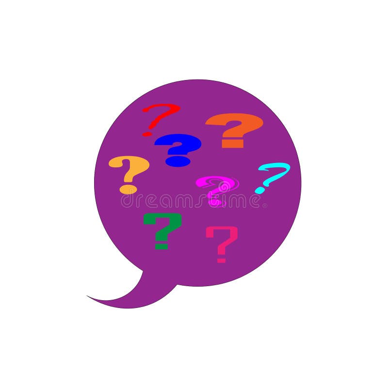 Question Marks Message. Question Mark Isolated. Business Communication ...
