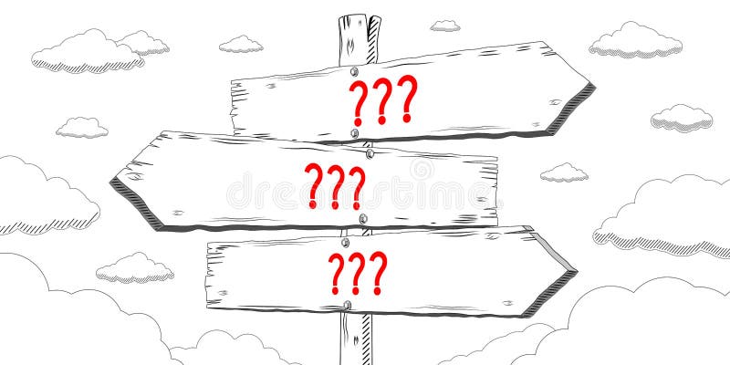 Question Marks Arrows Stock Illustrations – 288 Question Marks Arrows ...