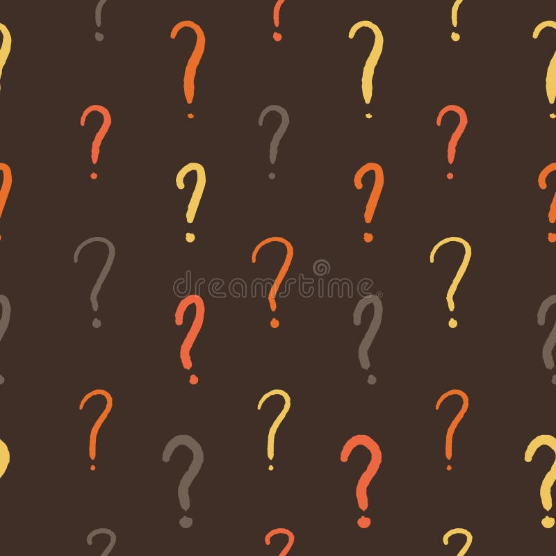 Question marks pattern stock vector. Illustration of sparse - 92553752