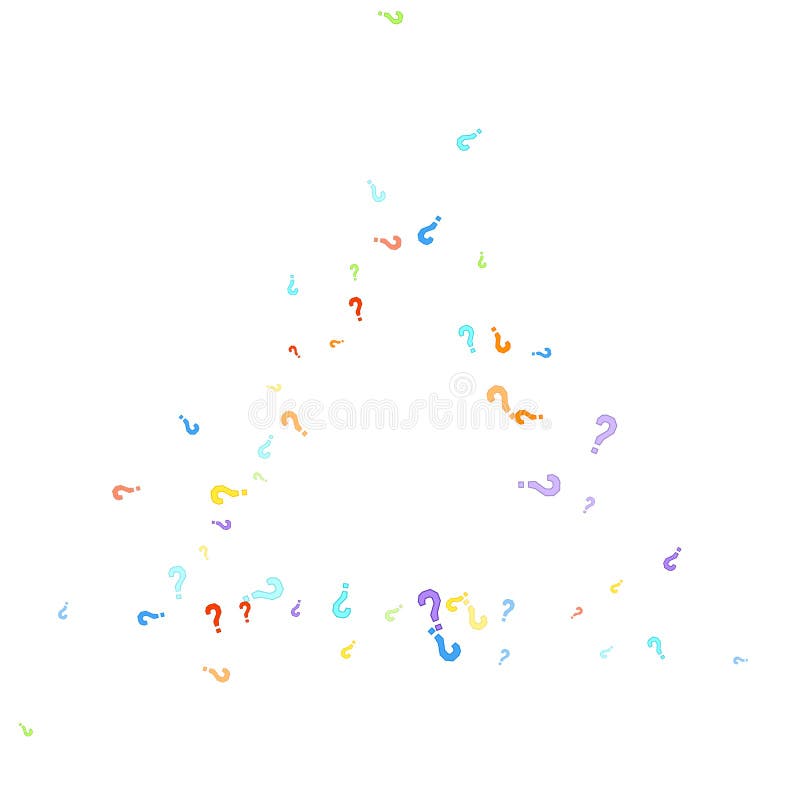 Question Marks Quiz Doubt Survey Faq Public Poll Stock Vector ...