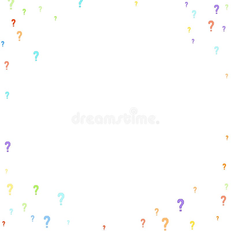 Question Marks Quiz Doubt Survey Faq Public Poll Stock Vector ...