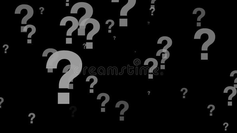 White Question Marks Falling Down on Black Alpha Background Stock Video ... White Question Marks Falling Down on Black Alpha Background Stock Video ...