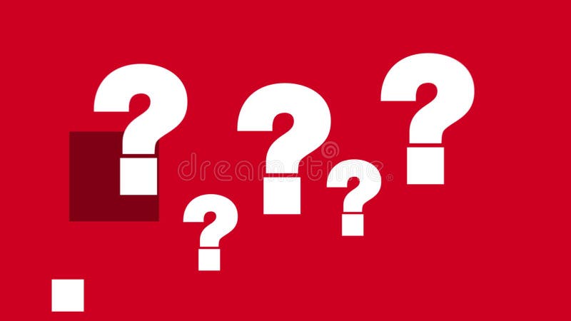 Question Marks Text Animation (HD Loop) Stock Footage - Video of asking ...