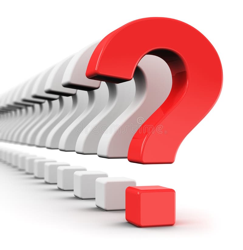 Question principale illustration stock. Illustration du information ...