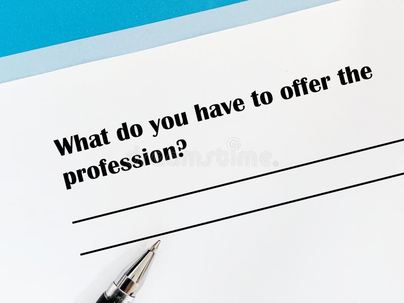 Question about profession stock photo. Image of opinion - 248035090