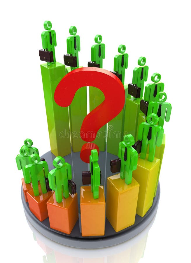 Question of Professional Development Stock Illustration - Illustration ...