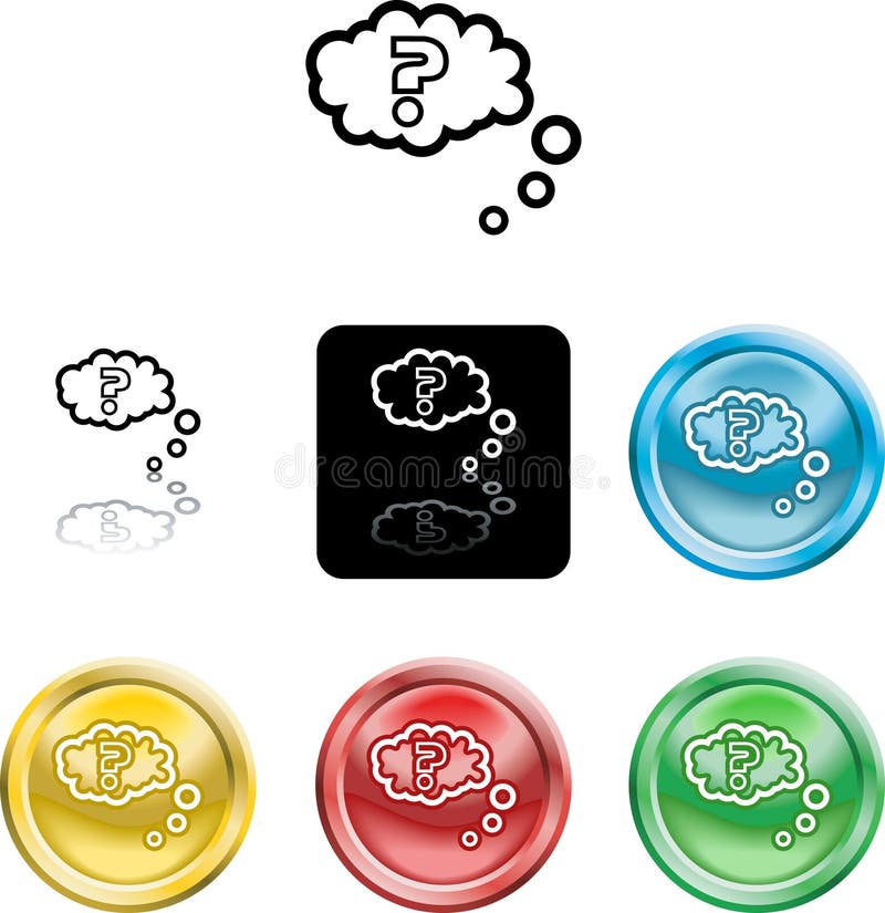 Question query icon symbol stock vector. Illustration of vector - 3841386