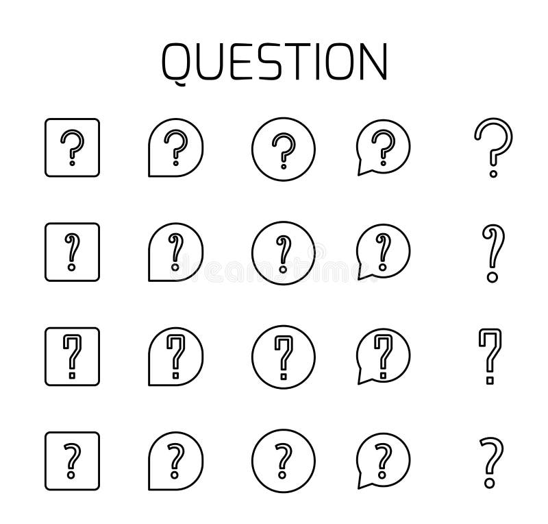 Question Pictograms Stock Illustrations – 904 Question Pictograms Stock ...