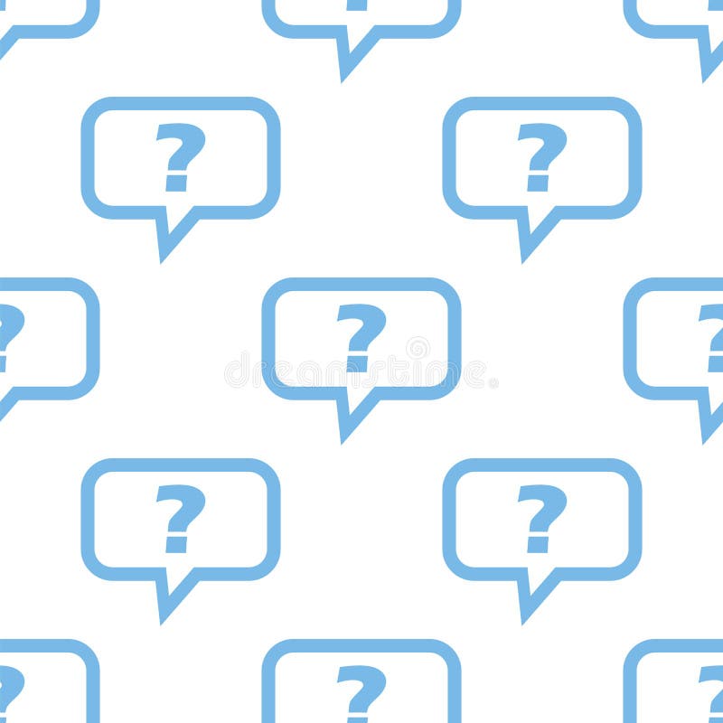 Question seamless pattern stock vector. Illustration of design - 51739608