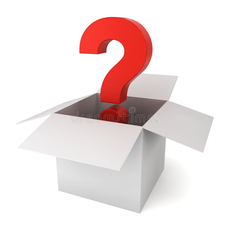 Cardboard Box Red Question Mark Stock Illustrations – 65 Cardboard Box ...