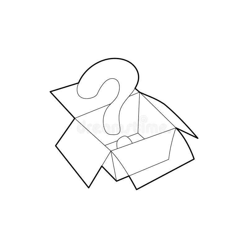 Question Mark Inside Box Concept Stock Illustrations – 108 Question ...
