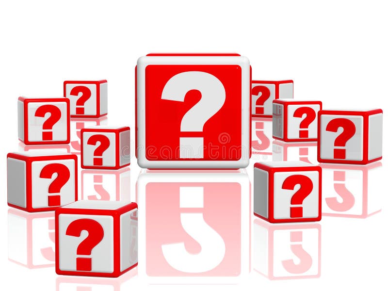 Question signs stock illustration. Illustration of answer - 23905926