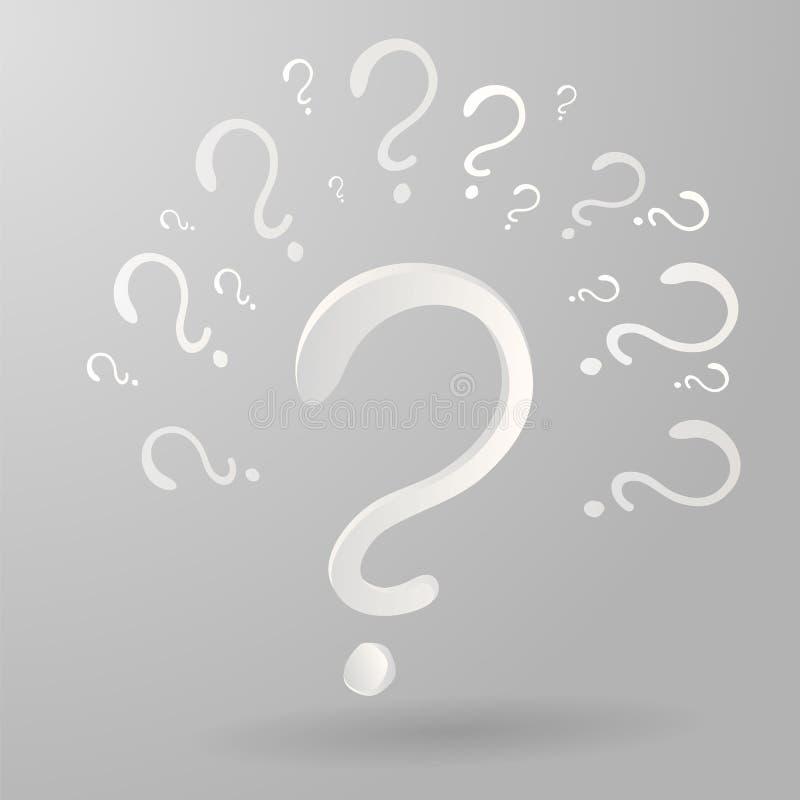 Question Signs Colorful Vector Illustration, Problem and Priority ...
