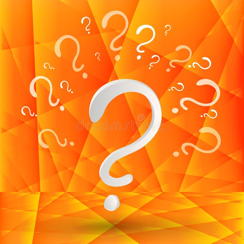 Question Signs Colorful Vector Illustration, Problem and Priority ...