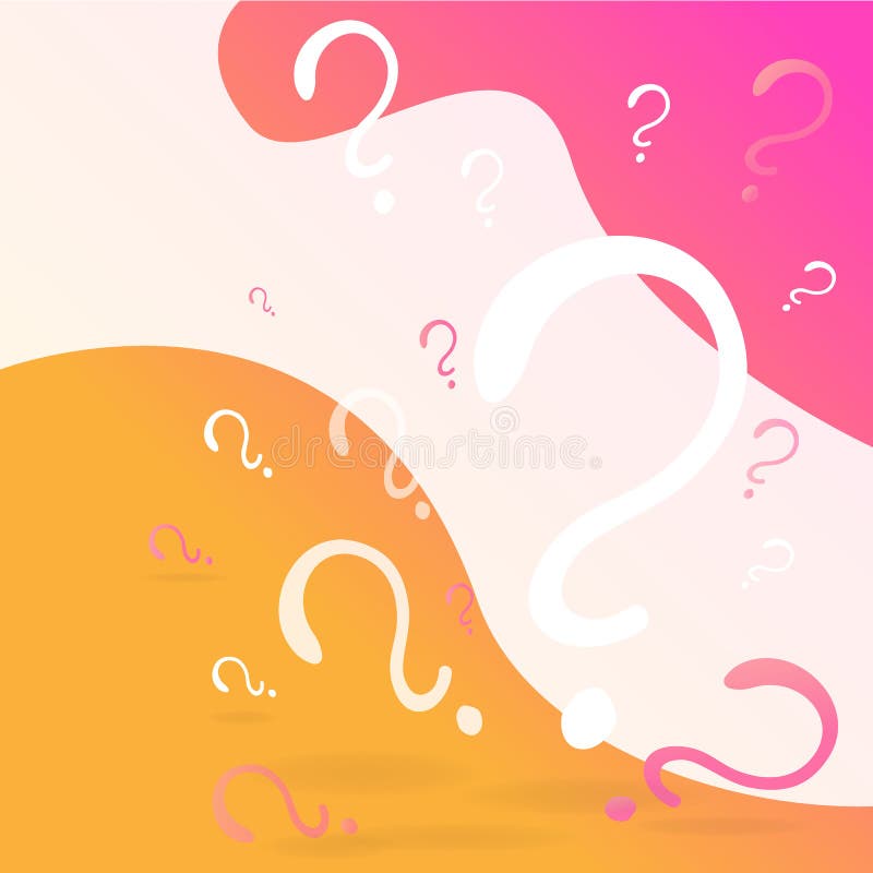 Question Signs Colorful Vector Illustration Stock Vector - Illustration ...