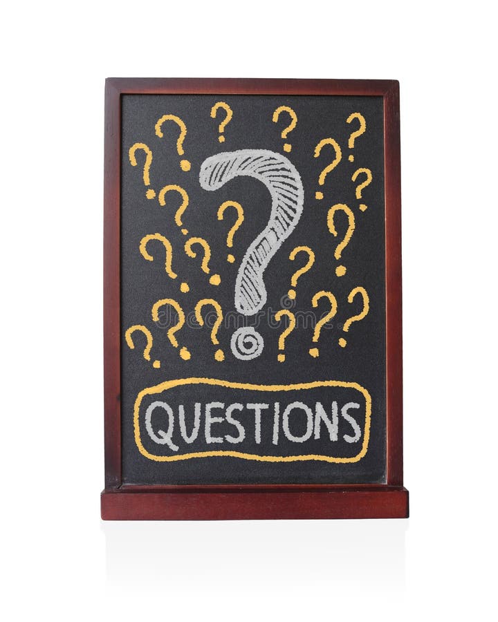 Question signs stock photo. Image of question, plasticine - 7488998