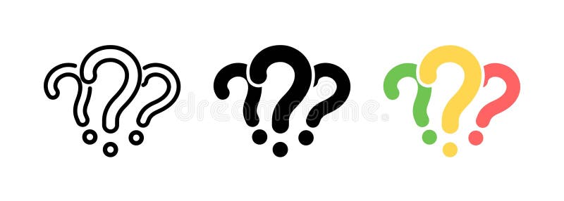 Question Sing Flat Icon.Vector Illustration Isolated on White ...