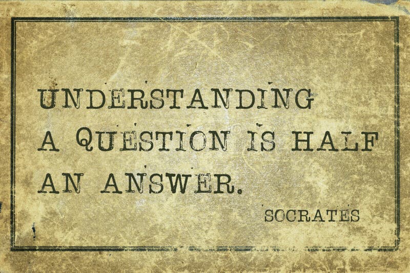 Question Socrates stock image. Image of answer, frame - 108284141