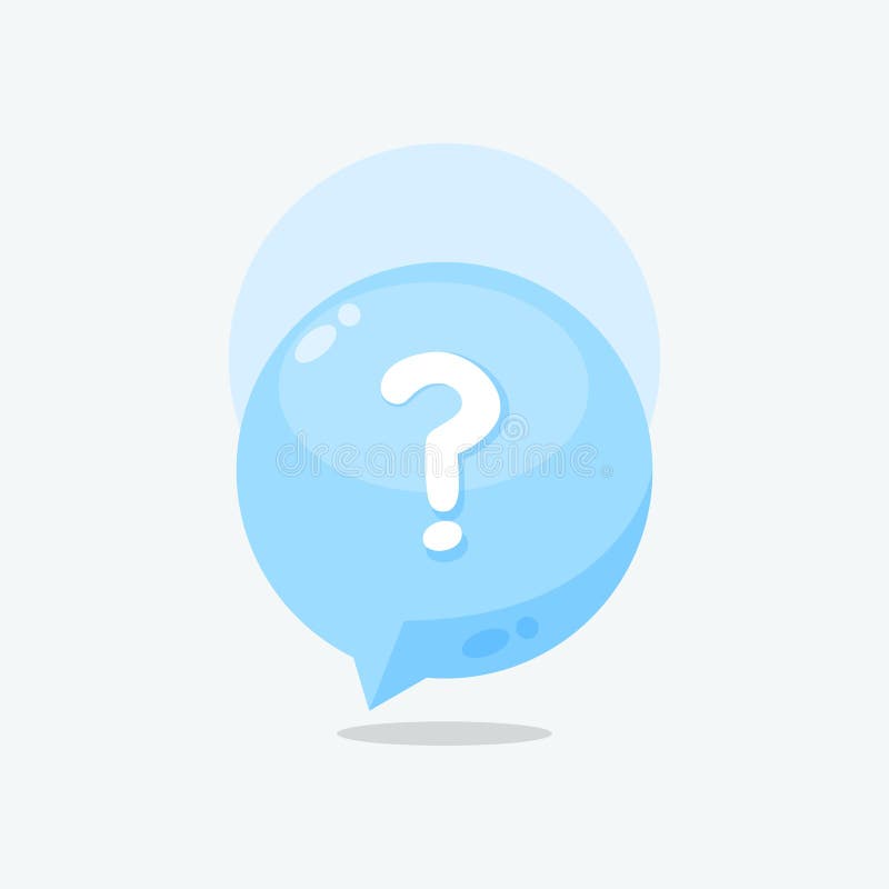 Question Symbol Icon Design Cartoon Illustration Stock Vector ...