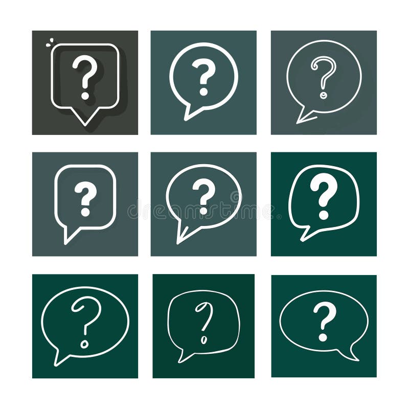 Question Symbol Web Icon Design Line Art Stock Photos Bundle Stock ...