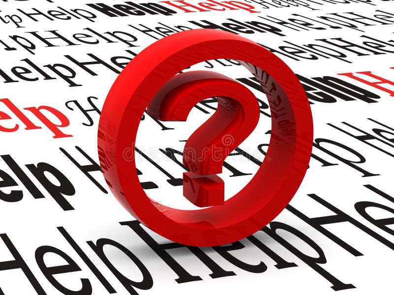 Symbole de question illustration stock. Illustration du aide - 29918103