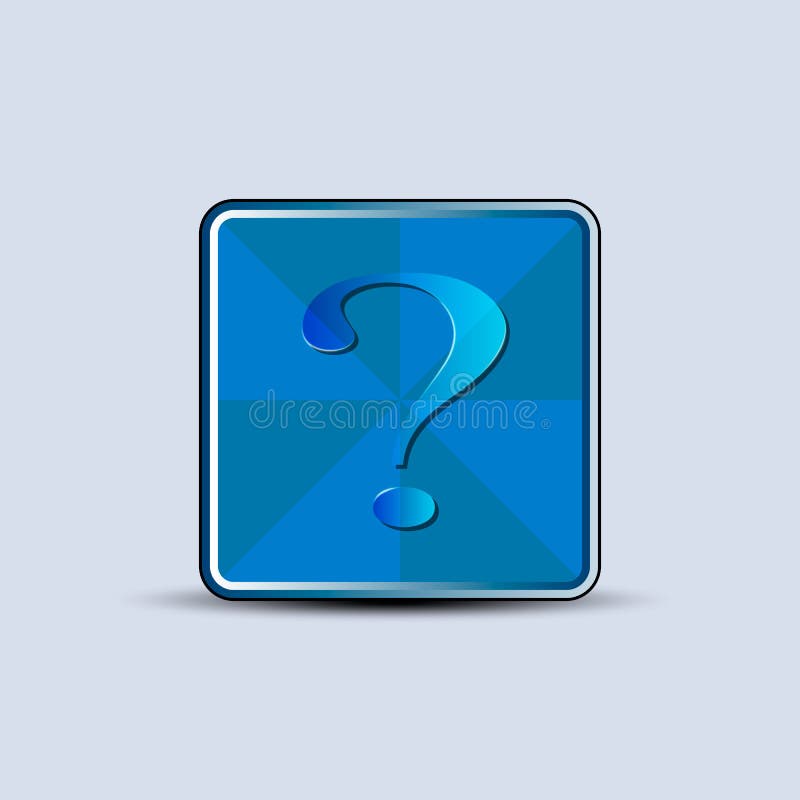 Question tag symbol stock vector. Illustration of mark - 95603222
