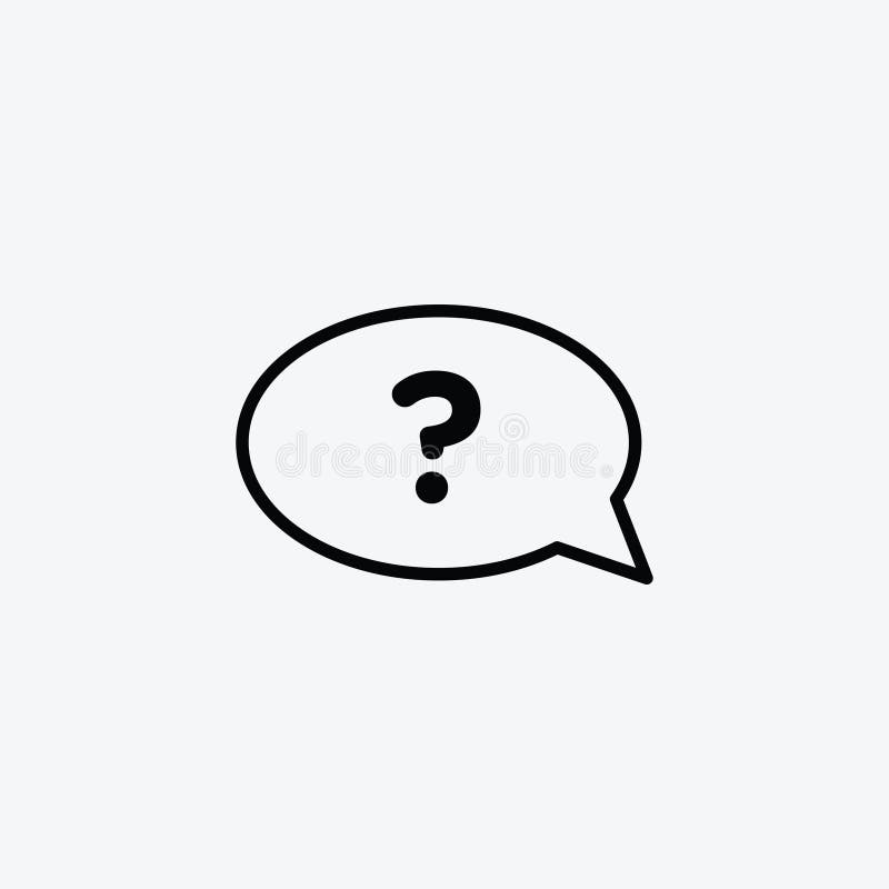 Question vector icon set stock vector. Illustration of logo - 340447010