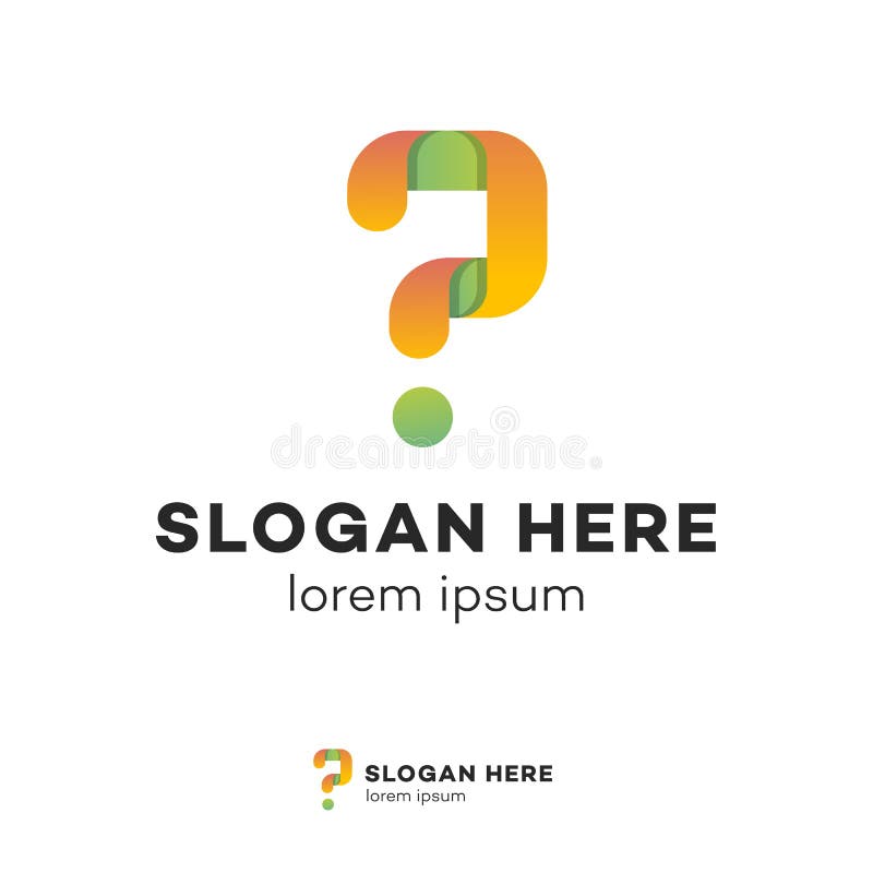 Question Vector Symbol Isolated on White Background Stock Vector ...