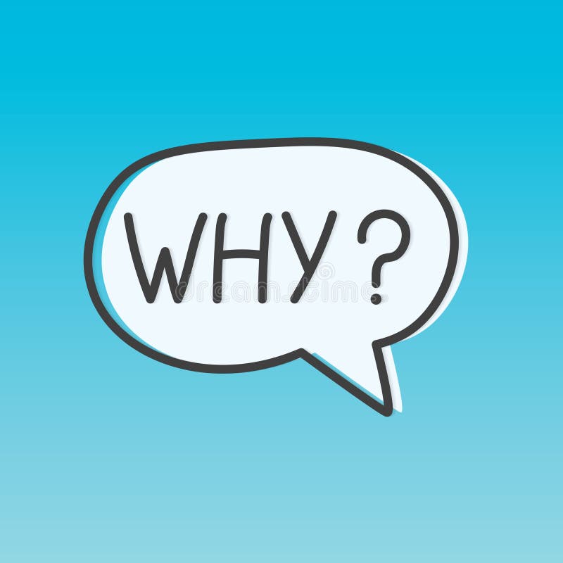 Question why concept stock vector. Illustration of advice - 195902146