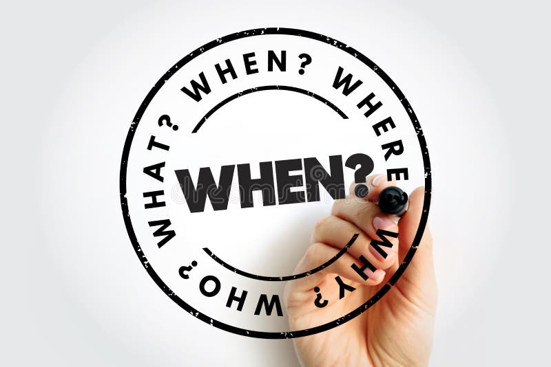 When? Question Word and Questions Whose Answers are Considered Basic in ...