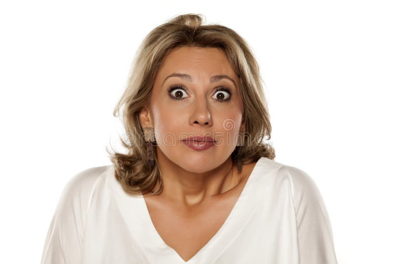 Questionable woman stock image. Image of decision, gesture - 62342105