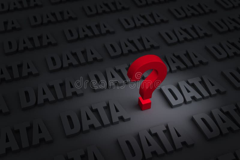 Questioning the Data - Illustration Stock Illustration - Illustration ...