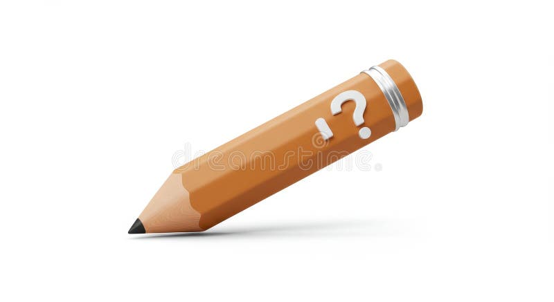 Questioning Pencil Stock Illustrations – 107 Questioning Pencil Stock ...