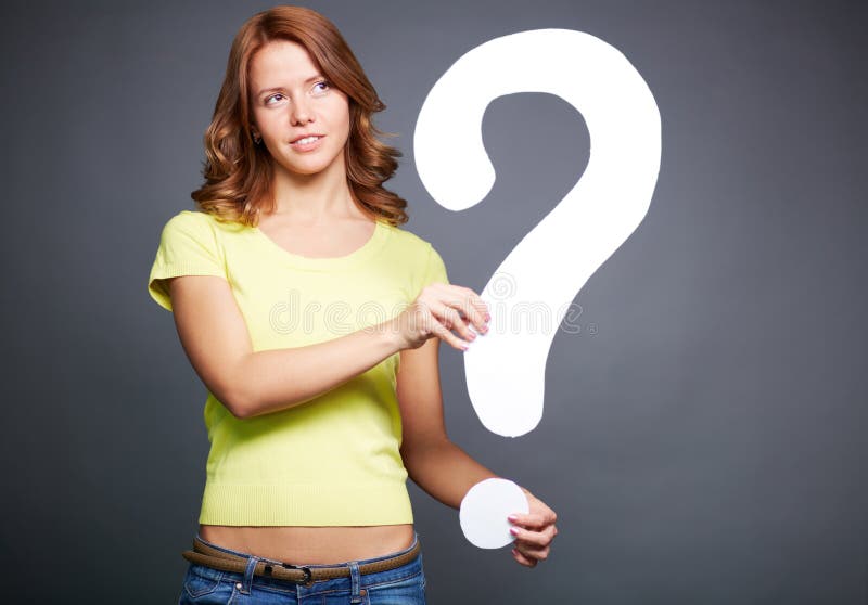 Questioning stock photo. Image of aspirations, backgrounds - 2095856