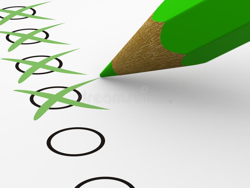 The questionnaire. stock illustration. Illustration of mark - 5720505