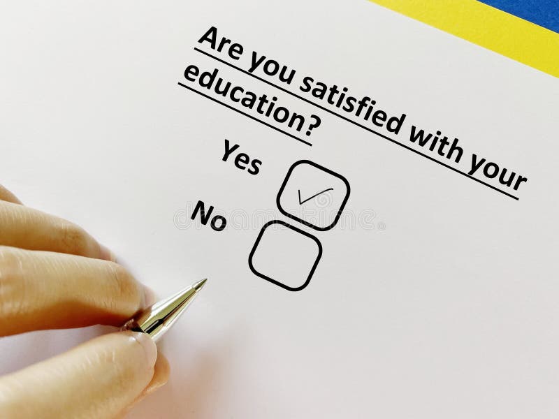Questionnaire about Academic Performance Stock Photo - Image of ...
