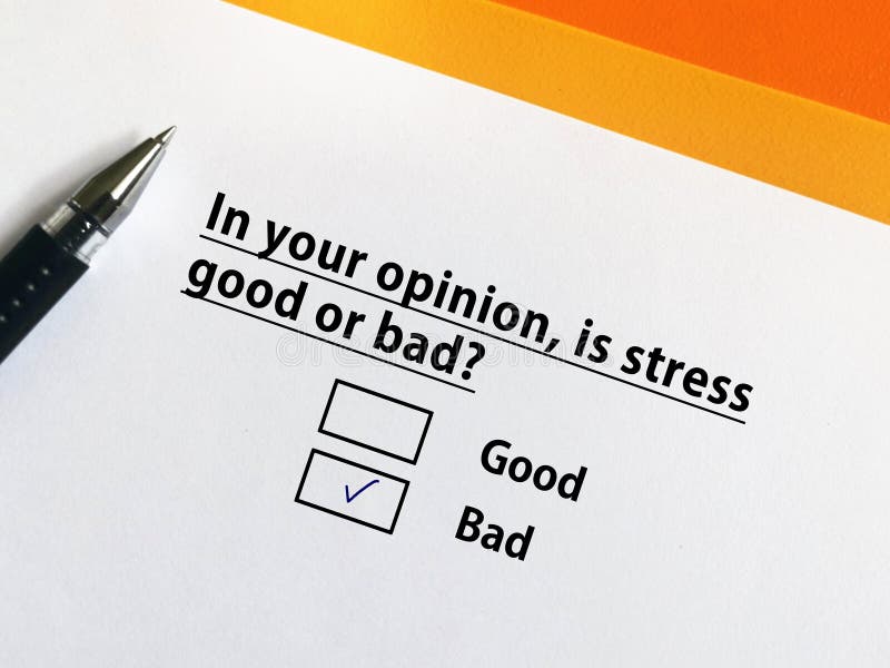 Questionnaire about Academic Performance Stock Image - Image of stress ...