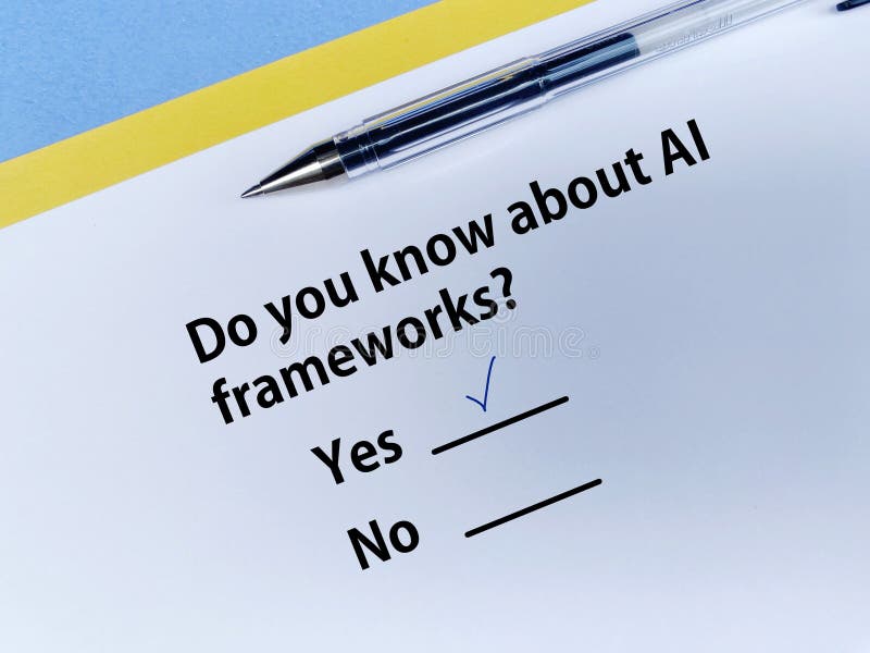 Questionnaire about Artificial Intelligence Stock Illustration ...