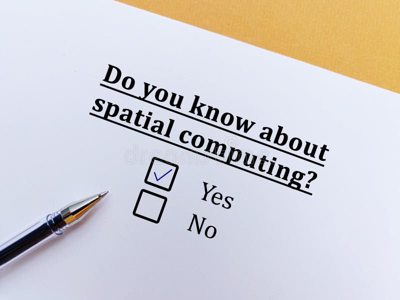 Questionnaire about Artificial Intelligence Stock Image - Image of ...