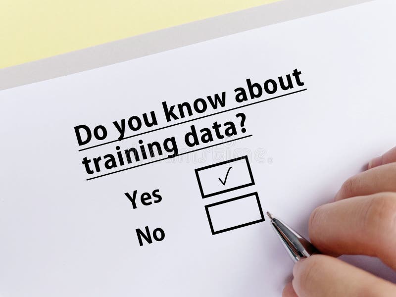 Questionnaire about Artificial Intelligence Stock Image - Image of ...