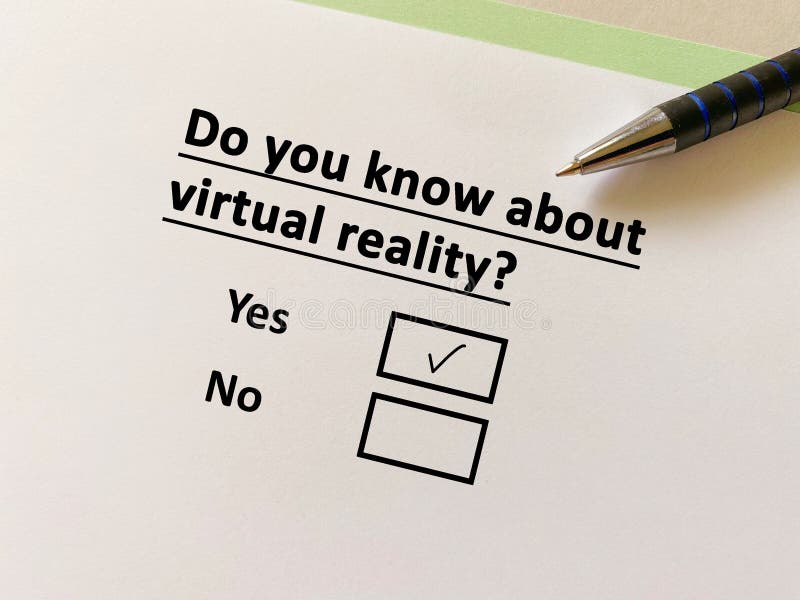 Questionnaire about Artificial Intelligence Stock Photo - Image of ...