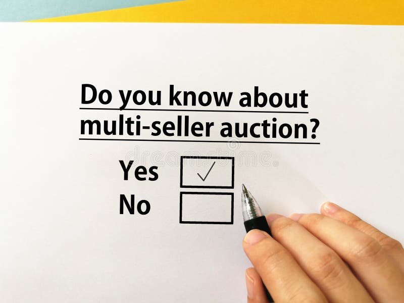 Questionnaire about Auction Stock Image - Image of court, sales: 220011789