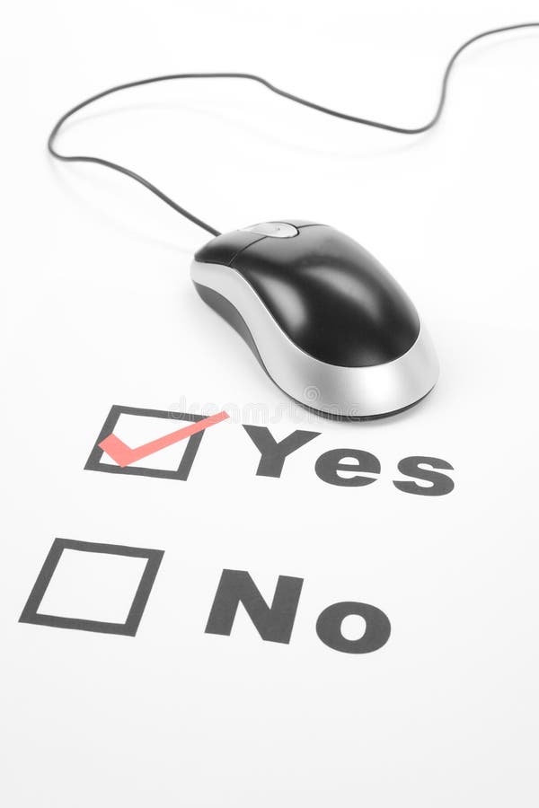 Computer Keyboard with Yes, No and Maybe Keys Stock Photo - Image of ...