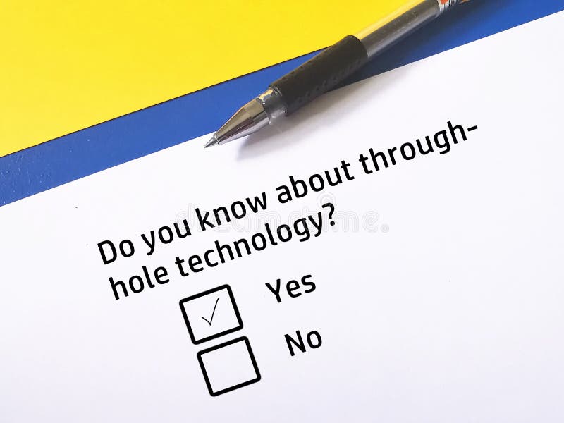 Questionnaire about Electronics Stock Image - Image of question ...