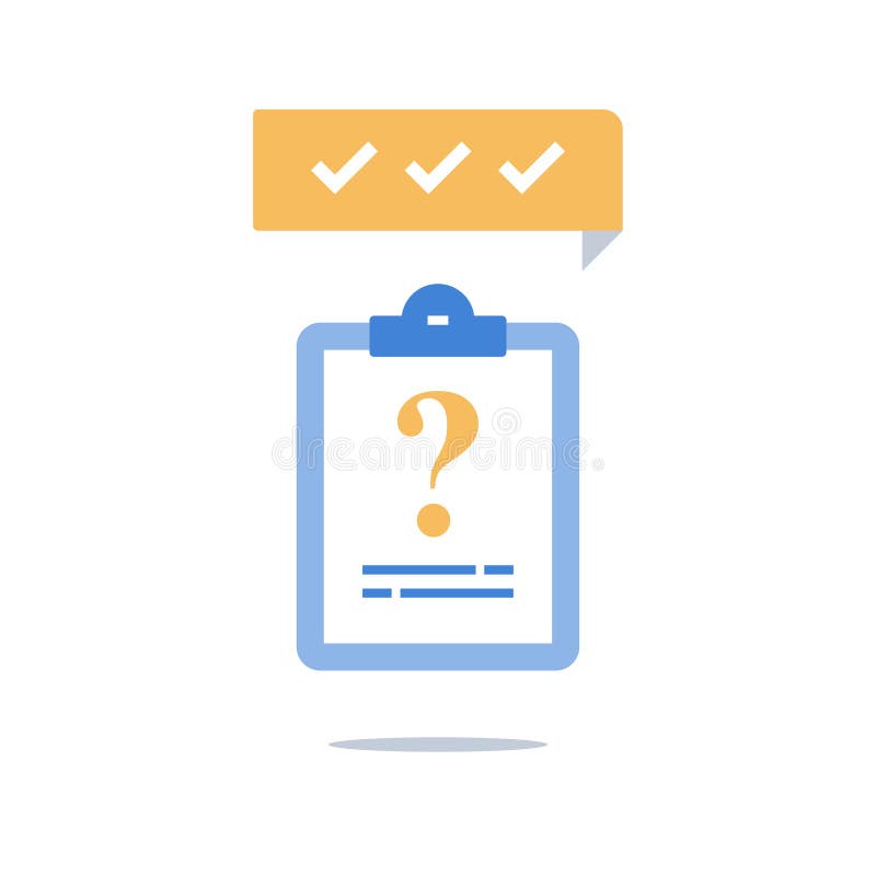 Fast Quiz, Questionnaire Form, Opinion Survey, Education Assignment ...