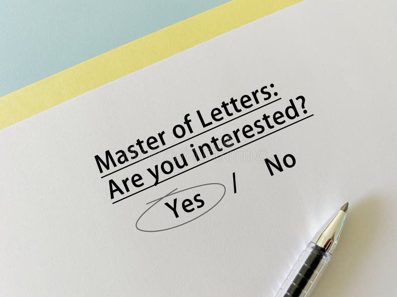 Questionnaire about Further Education Stock Image - Image of aware ...