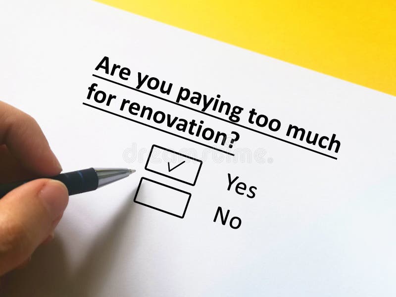 Questionnaire stock image. Image of renovation, aware - 232779411