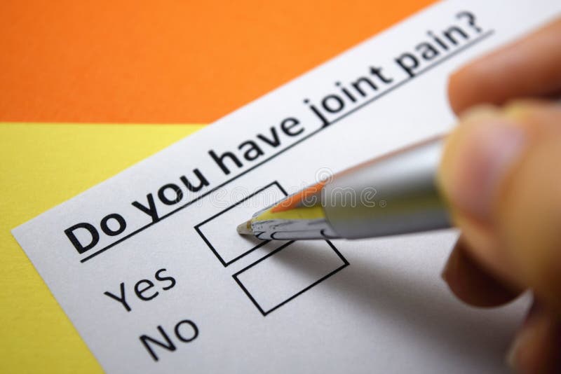 Questionnaire stock photo. Image of sickness, joint - 218819026